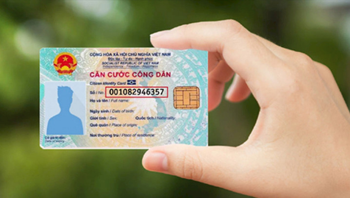 Phôi căn cước công dân (CCCD) PSD 2 mặt theo mẫu mới nhất 2024 - vn566
